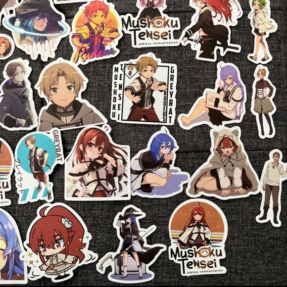 Accessories | Mushoku Tensei Sticker Set 5 Pcs Japanese Anime | Poshmark